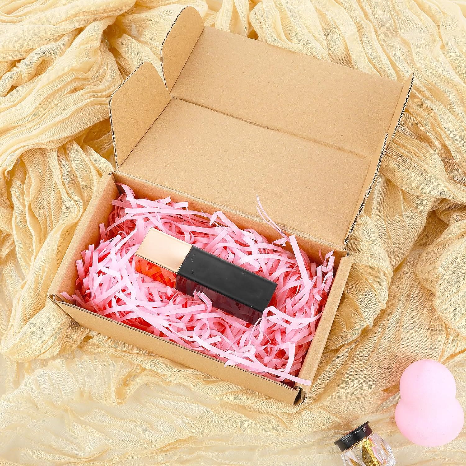 Paper strips for packaging
